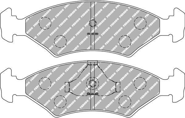 Komplet pločica, disk-kočnica FERODO RACING FCP206R