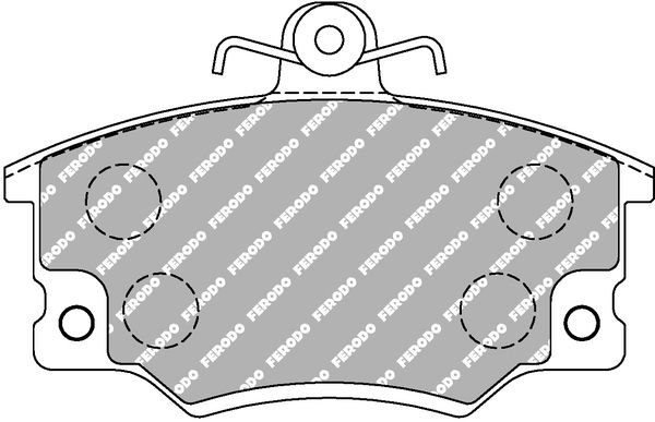 Komplet pločica, disk-kočnica FERODO RACING FCP370R