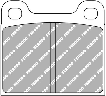 Komplet pločica, disk-kočnica FERODO RACING FCP2Z