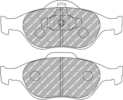Komplet pločica, disk-kočnica FERODO RACING FCP1394R