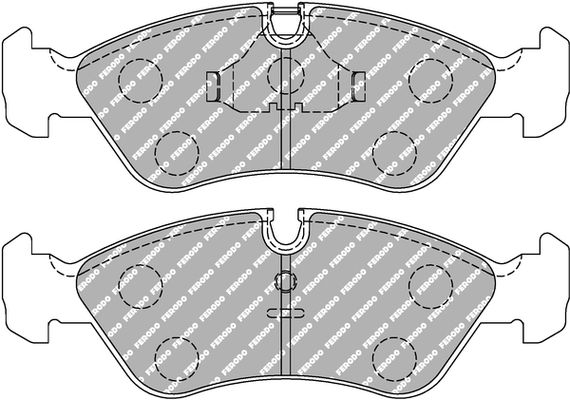 Komplet pločica, disk-kočnica FERODO RACING FCP584R