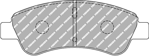 Komplet pločica, disk-kočnica FERODO RACING FCP1399R