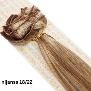 HM Remy prirodni umeci sa klipsama 55 cm – paket 18/22