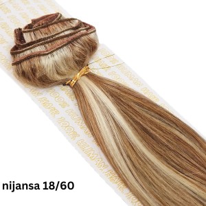 HM Remy prirodni umeci sa klipsama 55 cm – paket 18/60