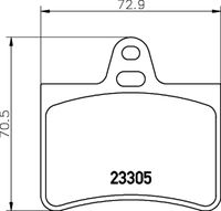 Komplet pločica, disk-kočnica HELLA PAGID 8DB 355 019-441