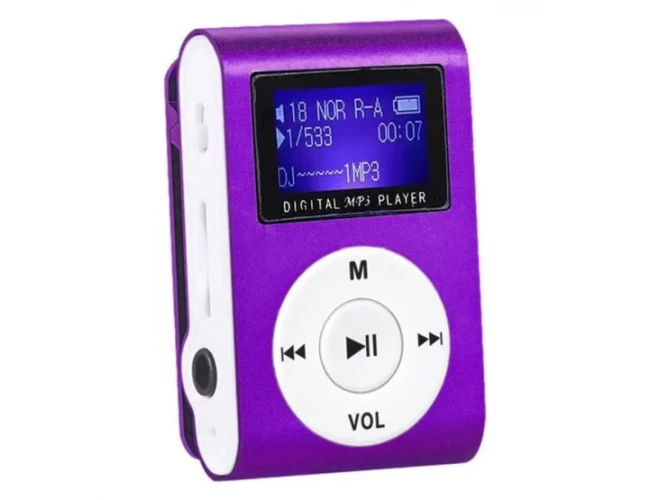 RED MP3 Player Nano LCD 8GB ljubičasti