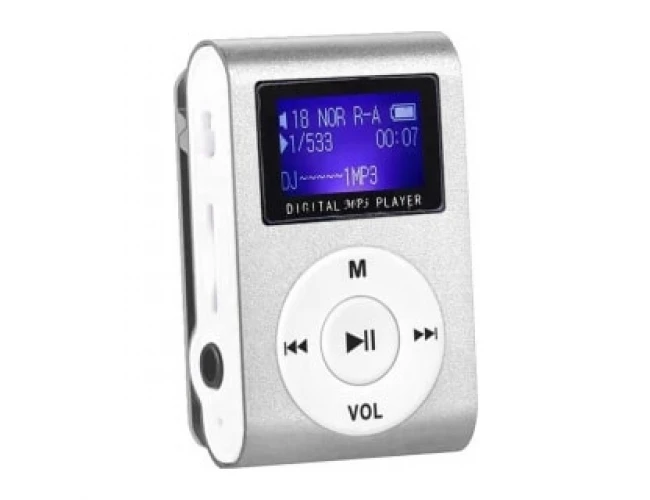 RED MP3 Player Nano LCD 8GB srebrni