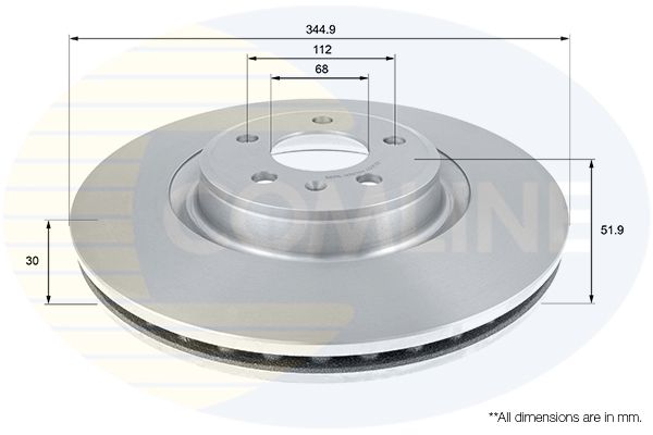 Kočioni disk COMLINE ADC2612V