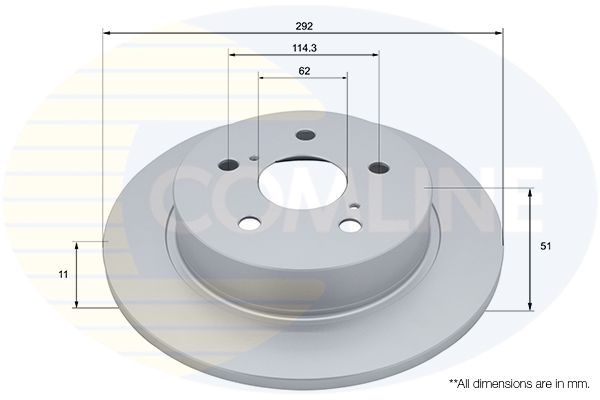 Kočioni disk COMLINE ADC5268