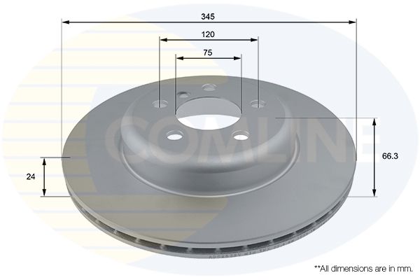 Kočioni disk COMLINE ADC2838V