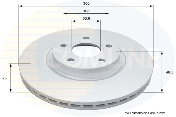 Kočioni disk COMLINE ADC1927V