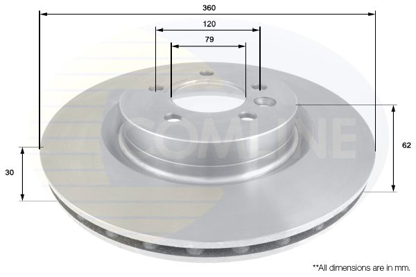 Kočioni disk COMLINE ADC1328V