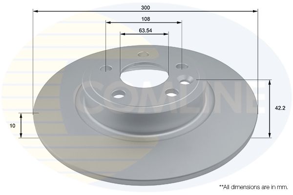 Kočioni disk COMLINE ADC1283