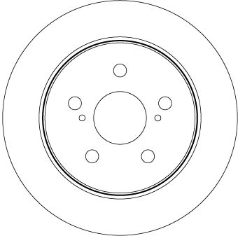 Kočioni disk TRW DF8335