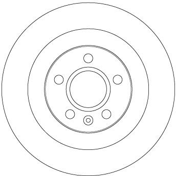 Kočioni disk TRW DF6970