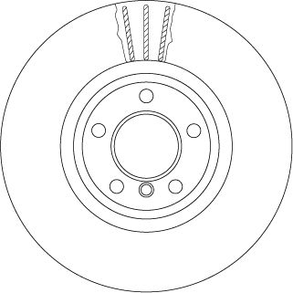 Kočioni disk TRW DF6615S