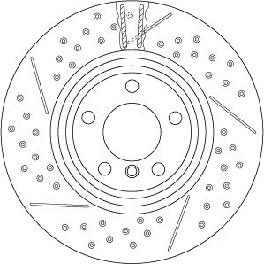 Kočioni disk TRW DF6606S