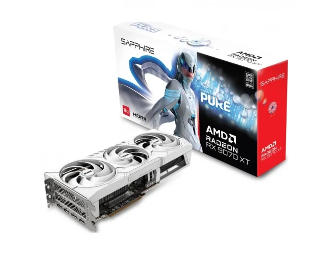 Sapphire Radeon RX9070XT PURE (11348-02-20G) grafička kartica 16GB GDDR6 256bit