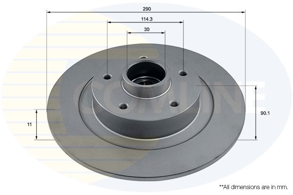 Kočioni disk COMLINE ADC3035