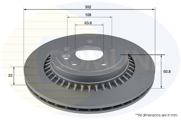 Kočioni disk COMLINE ADC1917V
