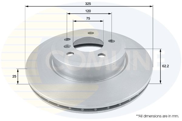Kočioni disk COMLINE ADC1719V