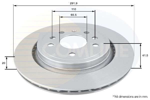 Kočioni disk COMLINE ADC1136V