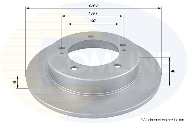 Kočioni disk COMLINE ADC0902