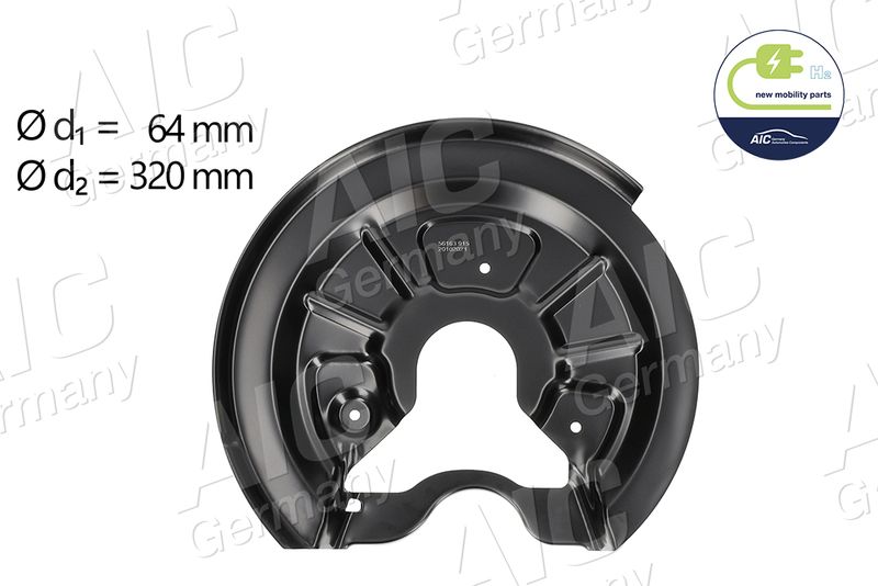 Lim za zaštitu od prskanja, kočioni disk AIC 56163
