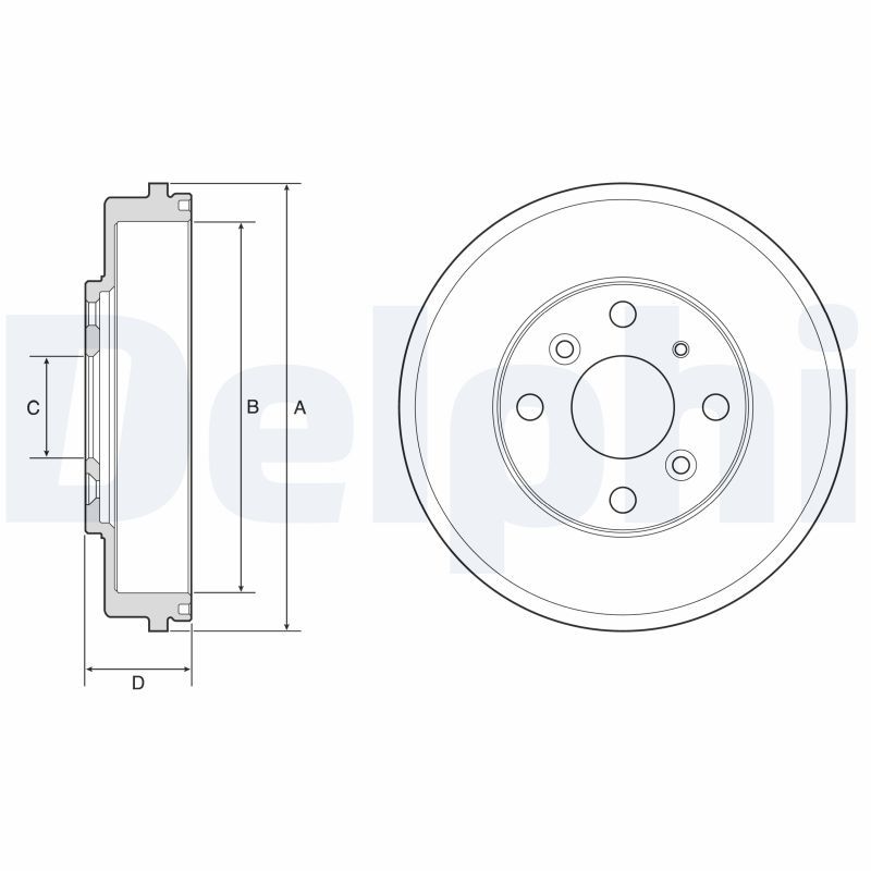 Doboš kočnice DELPHI BF649