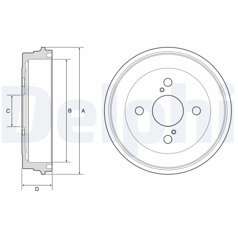Doboš kočnice DELPHI BF605