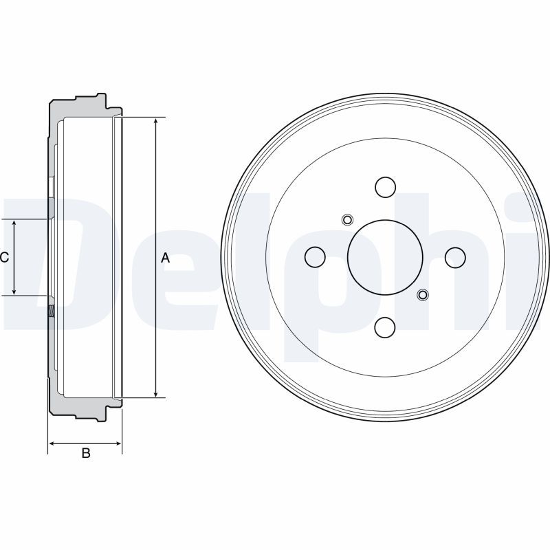 Doboš kočnice DELPHI BF530