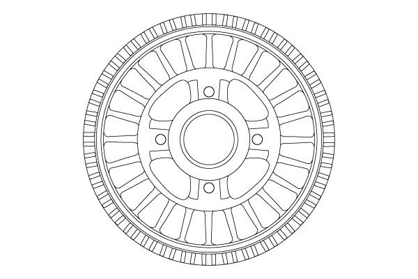Doboš kočnice TRW DB4557MR
