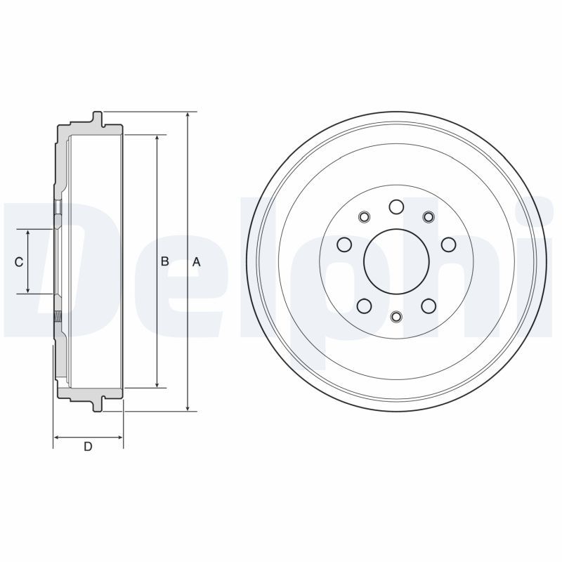 Doboš kočnice DELPHI BF767