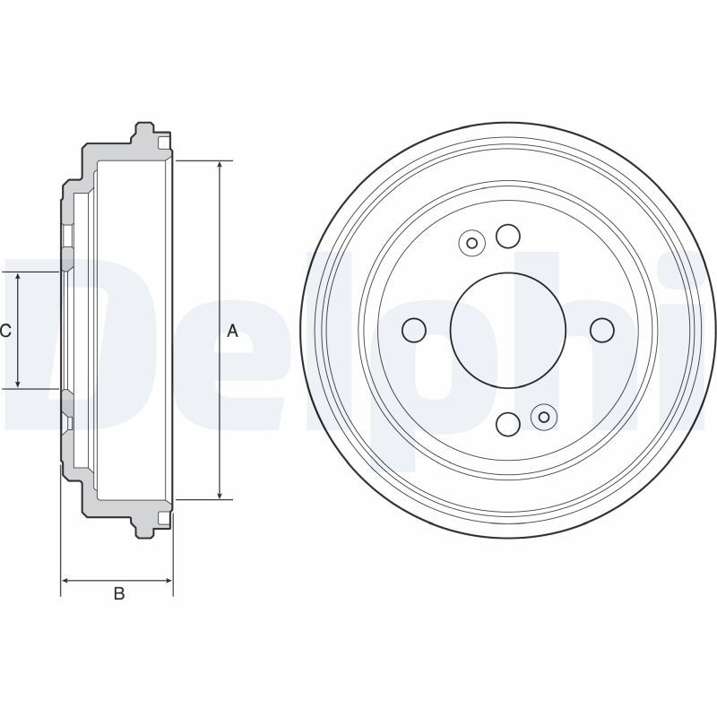 Doboš kočnice DELPHI BF551
