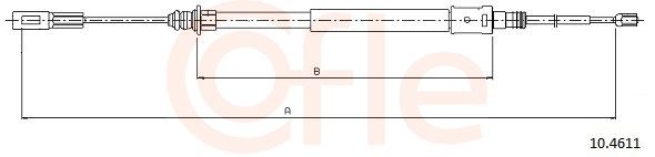 Sajla, ručna kočnica COFLE 92.10.4611