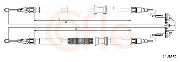 Sajla, ručna kočnica COFLE 92.11.5862
