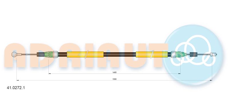 Sajla, ručna kočnica ADRIAUTO 41.0272.1