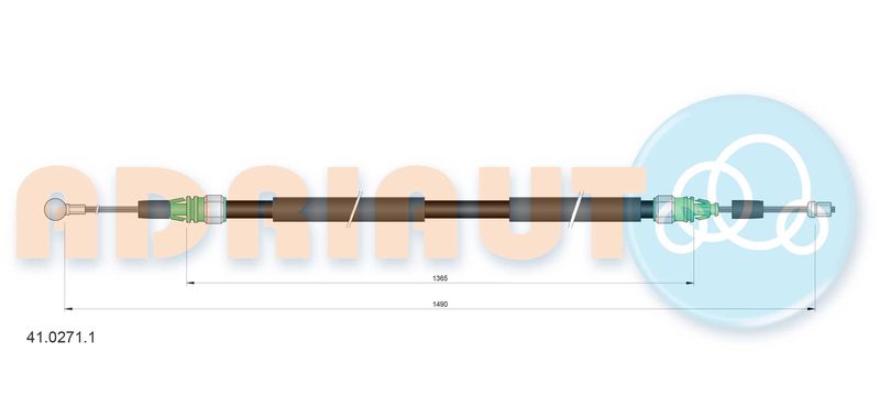 Sajla, ručna kočnica ADRIAUTO 41.0271.1