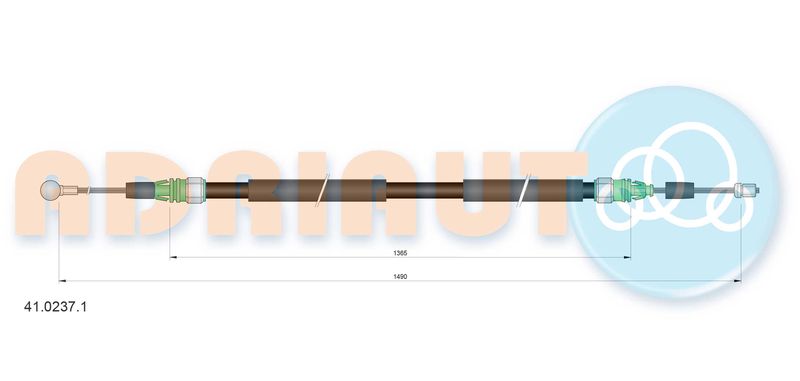 Sajla, ručna kočnica ADRIAUTO 41.0237.1