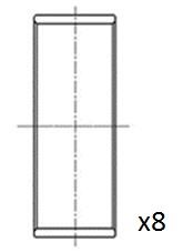 Ležaj klipnjače (leteći) FAI AutoParts BB2056-025