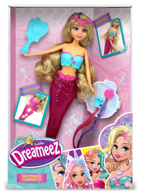Funvill dreameez sirena lutka svetli+sapunica sorto ( fu11048 )