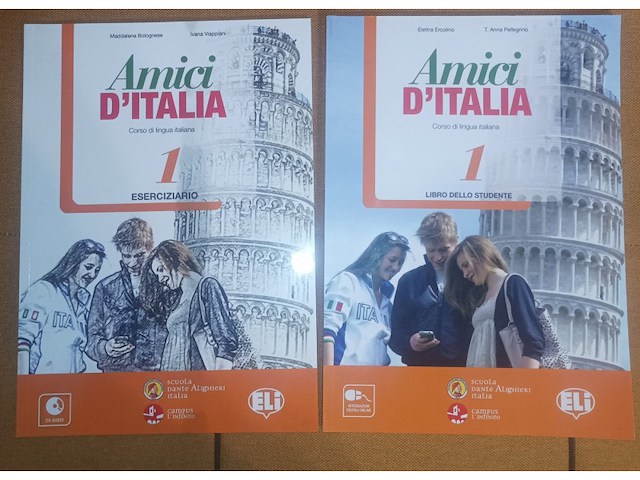 Amici  d`Italia 1 (udzbenik + radna sveska)