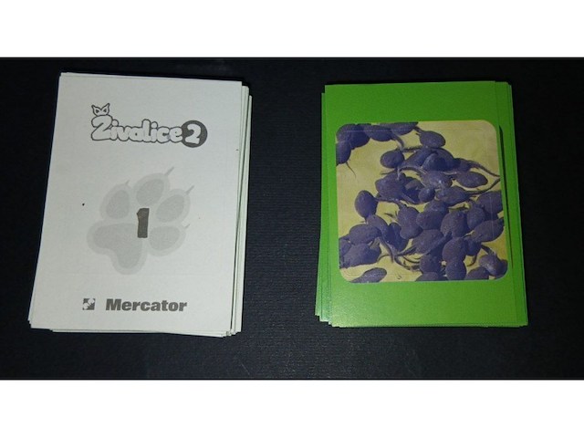 Set slicica Zverici 2 (Mercator)