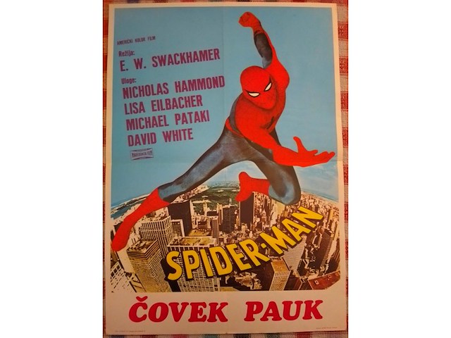 plakat ČOVEK PAUK (Spider-man)