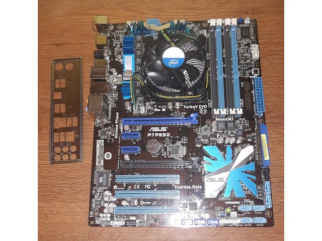 Asus P7P55D + Intel i7 870 + kuler