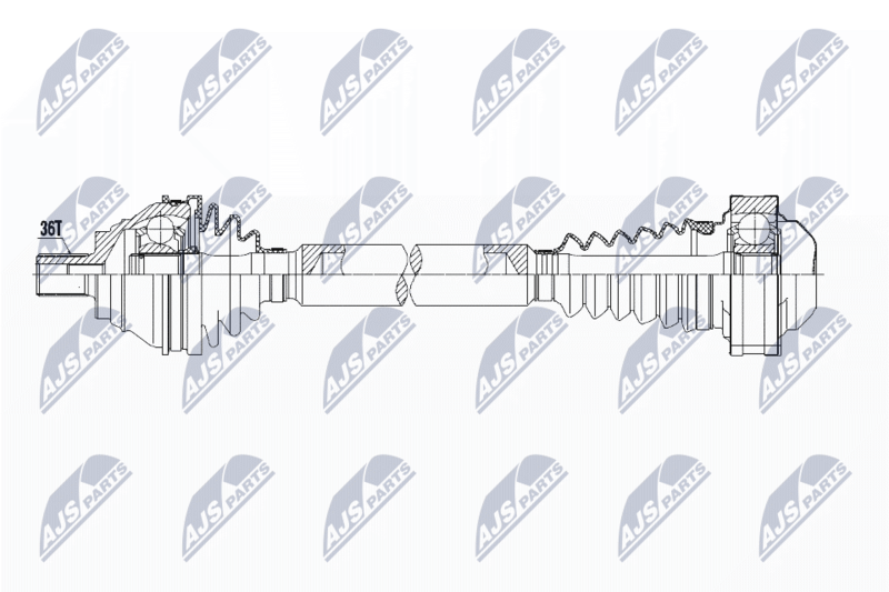 Poluosovina NTY NPW-VW-059