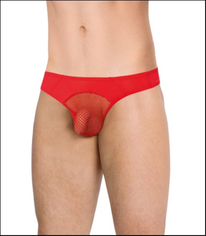 Muške seksi tange mens briefs - crvena 4525