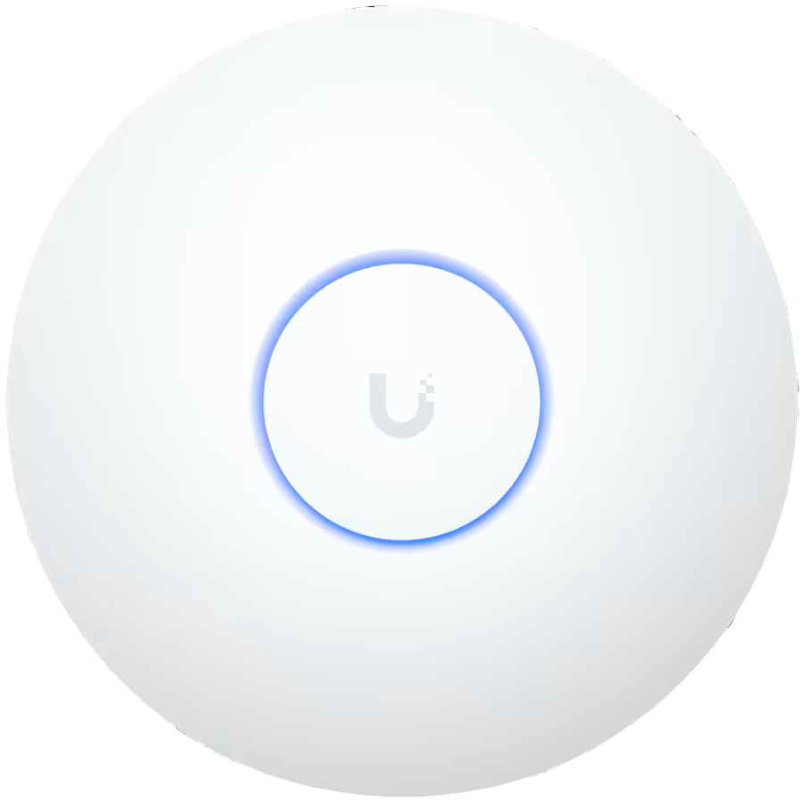 Ubiquiti UniFi U7-LR Long-Range Compact, ceiling-mount WiFi 7 AP with 5 spatial streams and extended signal range