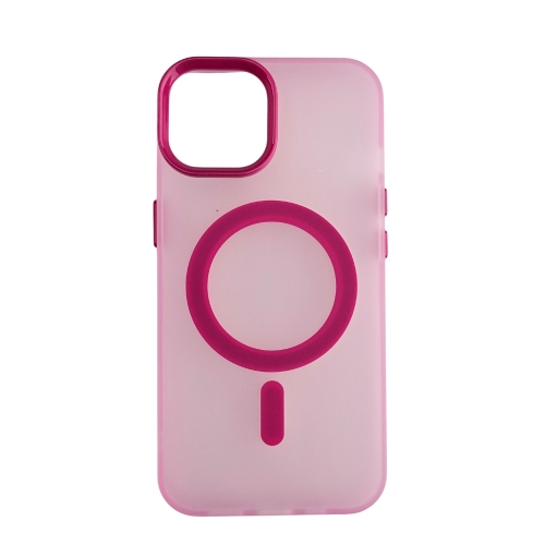Silikonska futrola Magsafe FLURO COLOR Iphone 13/14 ROZE