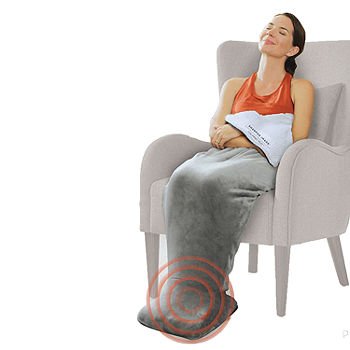 Masažni prekrivač za stopala sa grejačem – Sharper Image Calming Cozy, toplota i relaks masaža